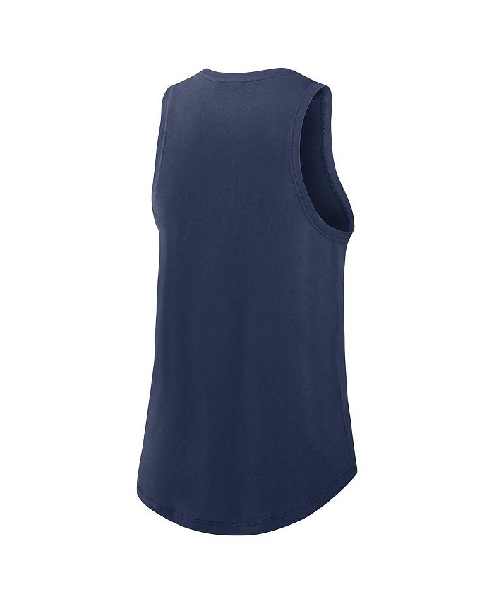 Nike Women's Navy Seattle Mariners Legacy Icon High Neck Fashion Tank ...