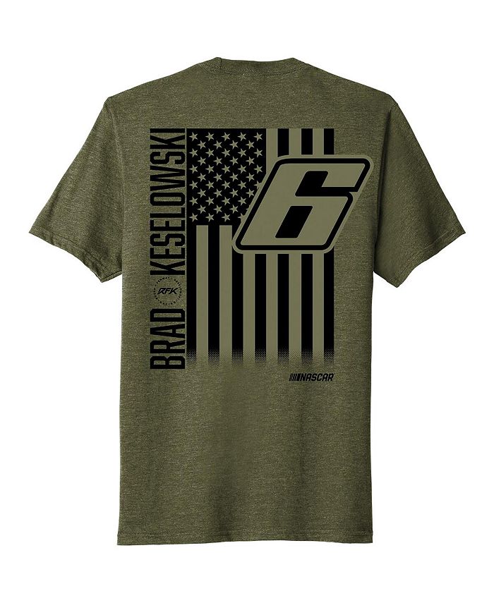 Rfk Racing Men's Green Brad Keselowski Flag T-shirt - Macy's