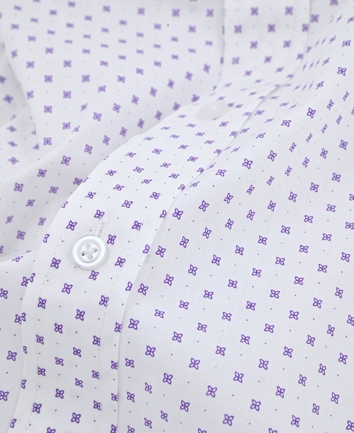 Tayion Collection Men's Geo-Print Dress Shirt - Macy's