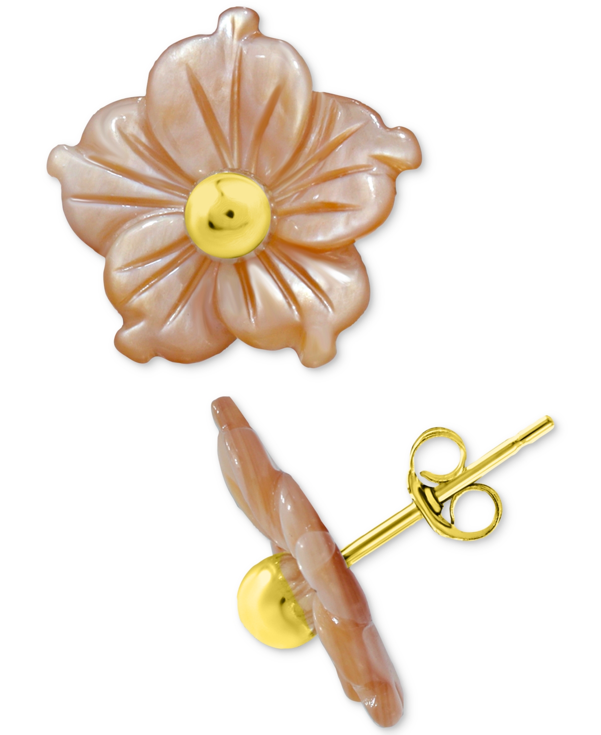 Click here for Giani Bernini Mother of Pearl Flower Stud Earrings... prices