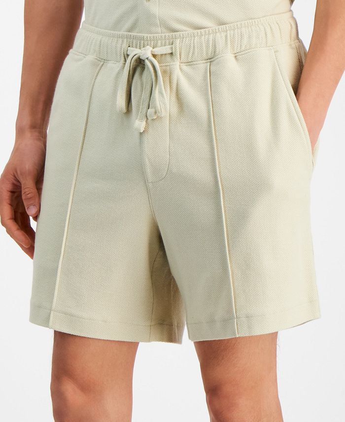 Alfani Men's Solid Pique Shorts, Created for Macy's - Macy's