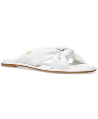 Michael Kors MMK Elena Knotted Slide Sandals Macy s