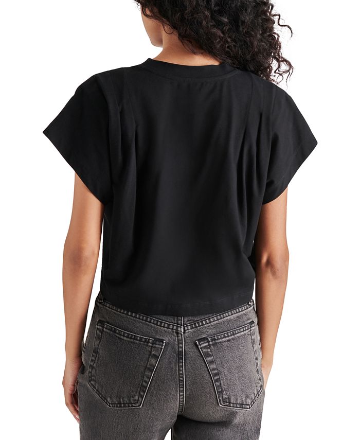 Steve Madden Womens Noah Dolman Sleeve Pleated Top Macys