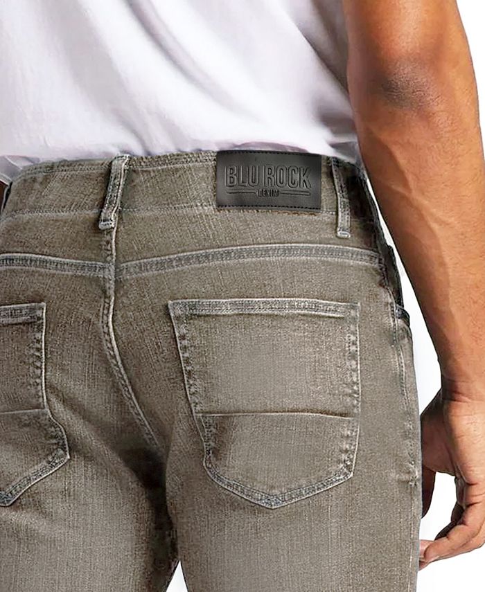 Blu Rock Men's Flex Stretch Slim Straight Jeans, Pack of 2 - Macy's