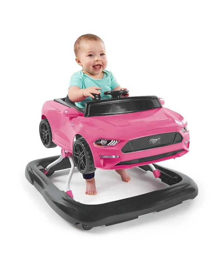 Bright Starts Ways to Play Walker™ - Ford Mustang, Pink, 4-in-1 Walker ...