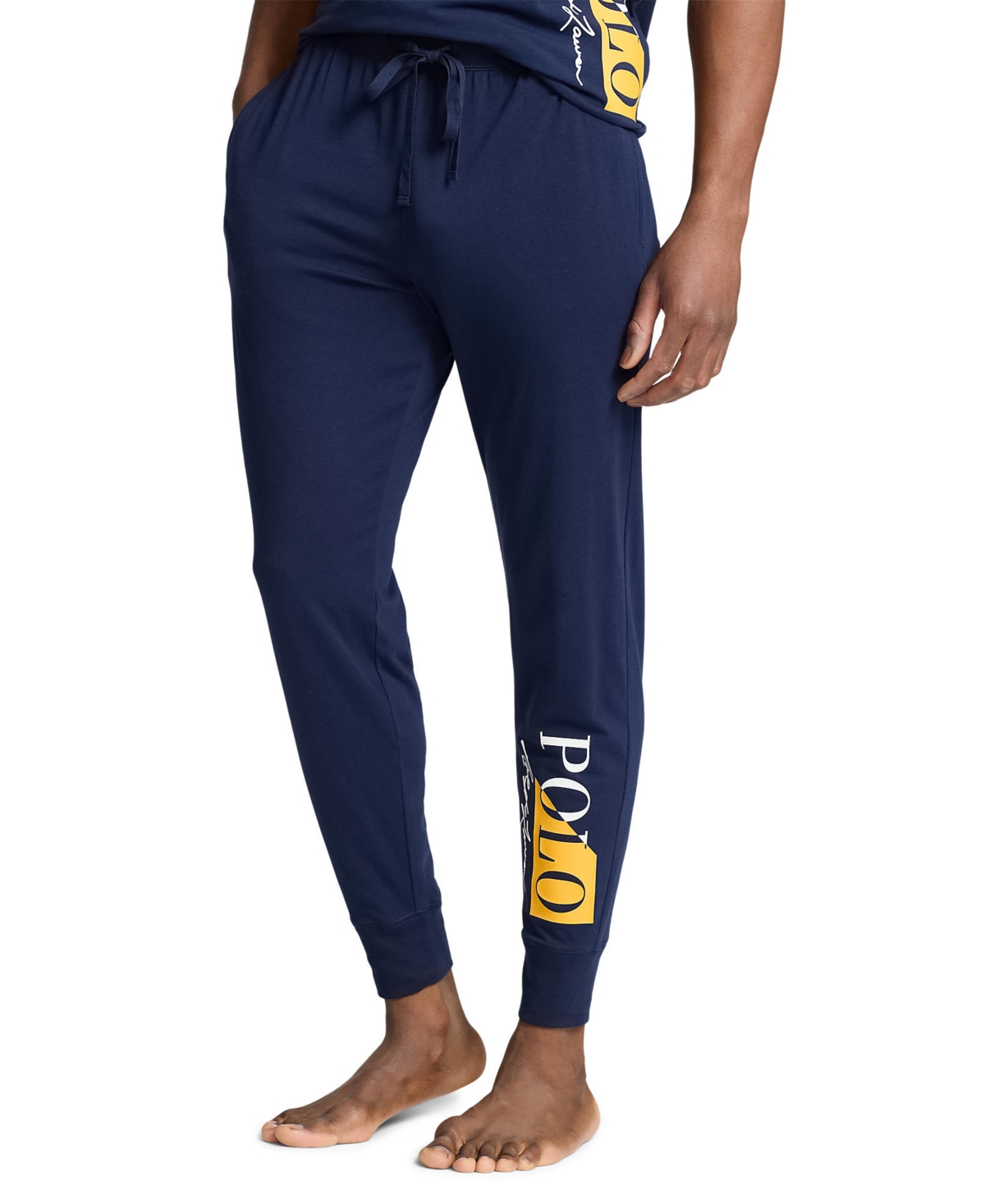 Polo Ralph Lauren Men's Exclusive Logo Jogger Pajama Pants In Cruise ...