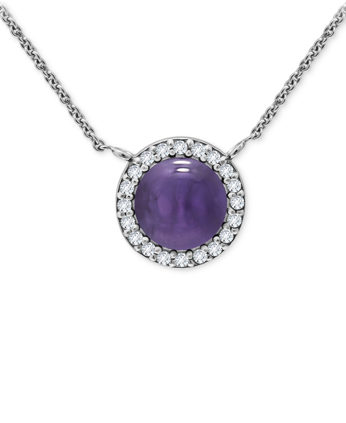 Click here for Giani Bernini Onyx & Cubic Zirconia Halo Pendant N... prices