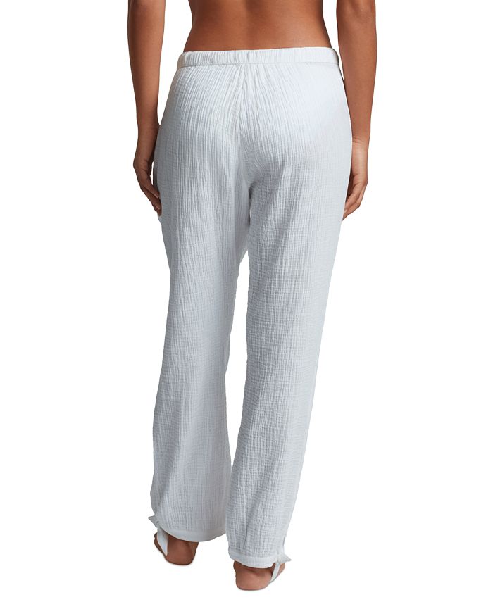 Lauren Ralph Lauren Women's Cotton Pull-On Cover-Up Pants - Macy's