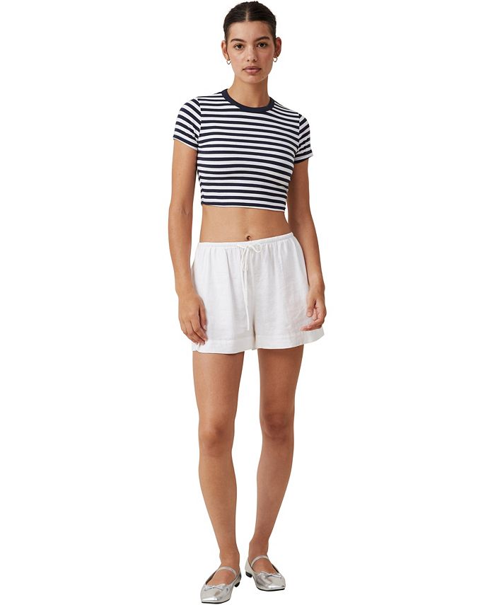 COTTON ON Women's Micro Crop Tee - Macy's