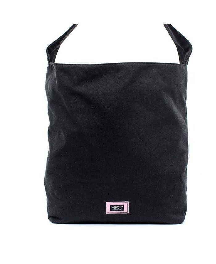 Hamilton Perkins Collection Earth Bag Hobo, Black (Recycled Plastic ...