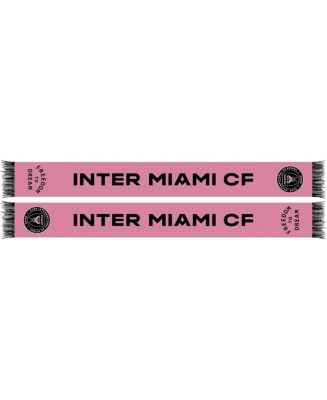 Men's and Women's Pink Inter Miami CF Jersey Hook Scarf - Macy's