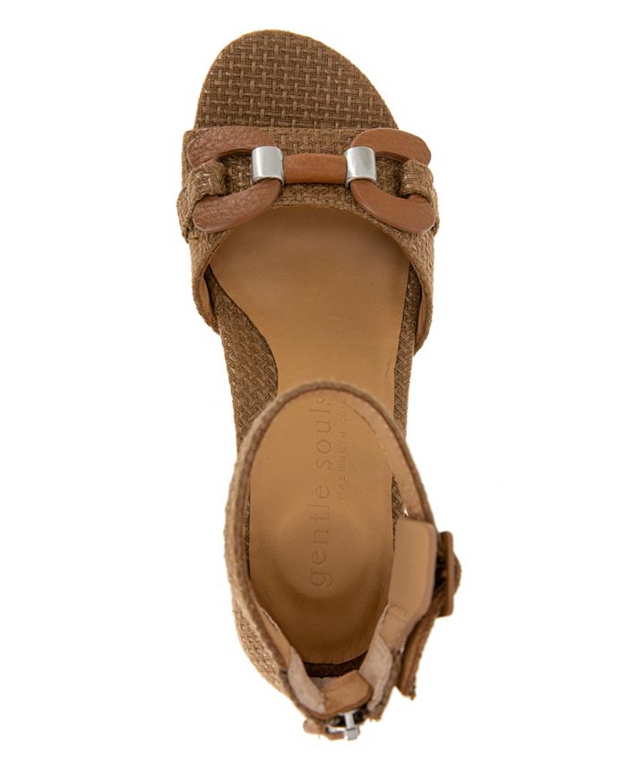 Gentle Souls Women's Iona Bit Zipper Sandals - Macy's