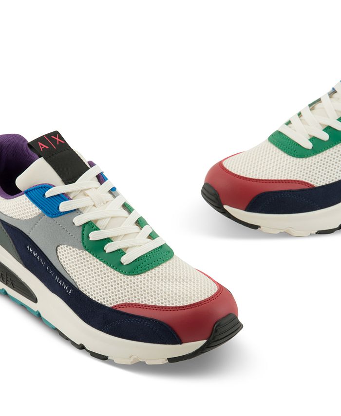 A|X Armani Exchange Men's Bron Color Block Sneaker - Macy's