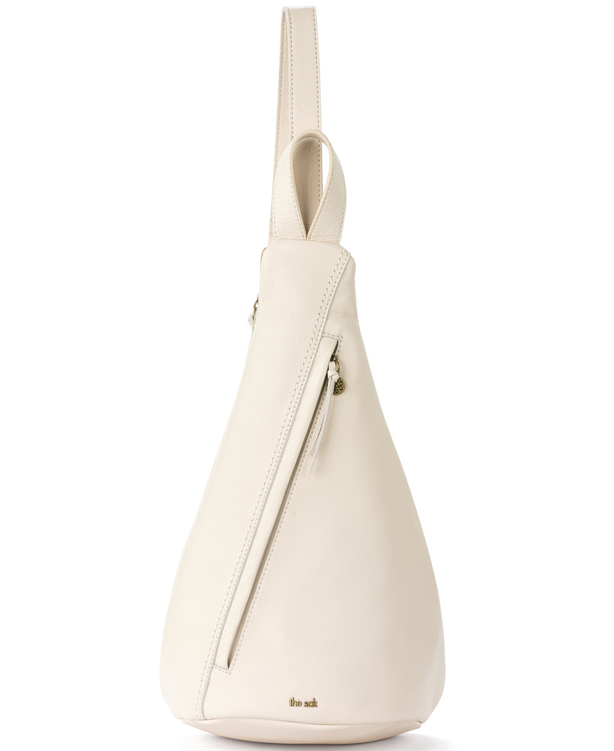 Click here for The Sak Womens Geo Sling Leather Backpack - Stone prices
