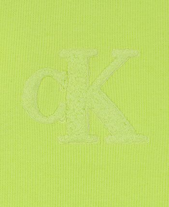 Calvin Klein Big Girls Ribbed Racerback Logo Tank Top - Macy's