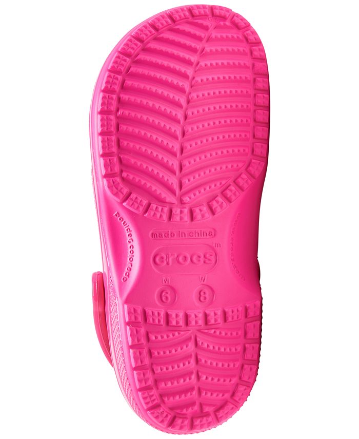 Crocs Women's Classic Neon Clogs from Finish Line - Macy's