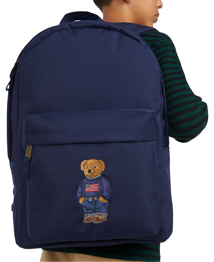Polo Ralph Lauren Polo Ralph Boys Lauren Polo Bear Backpack - Macy's