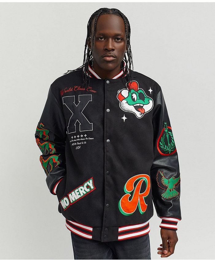Reason Varsity Jacket Black - Macy's