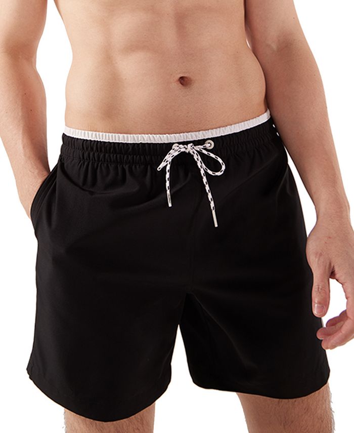 Chubbies Men's The Capes Quick-Dry 5-1/2" Swim Trunks with Boxer-Brief ...