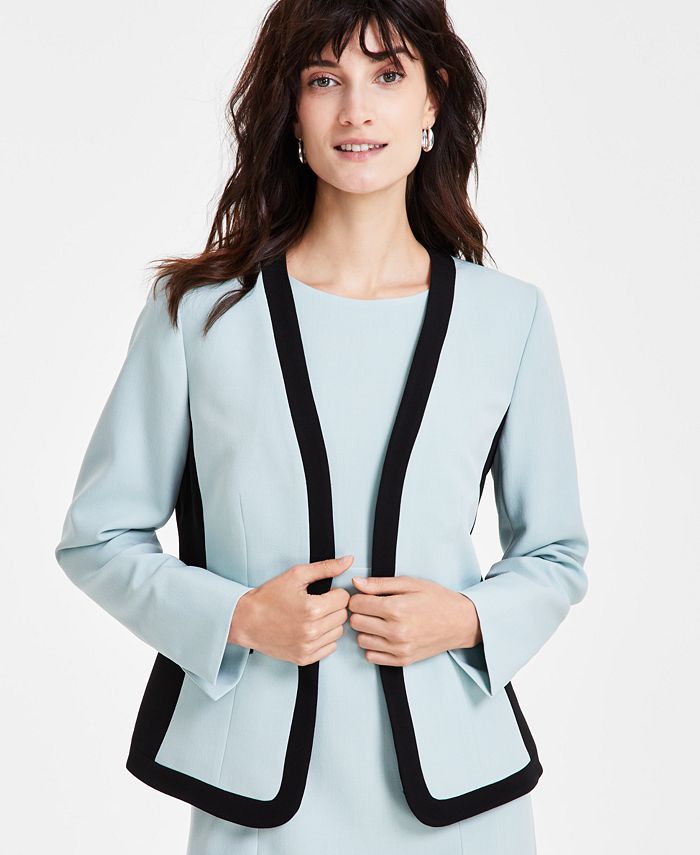 Kasper Petite Stretch Crepe Jacket - Macy's
