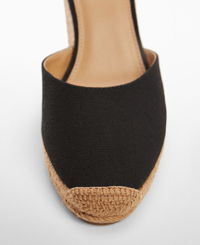 MANGO Women's Lace-Up Espadrilles - Macy's