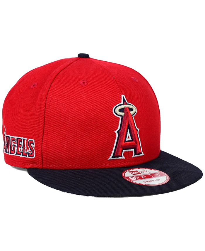 New Era Los Angeles Angels of Anaheim 2-Tone Link 9FIFTY Snapback Cap ...