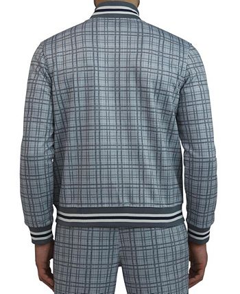 Ben Sherman Men's Glen Plaid Track Jacket - Macy's