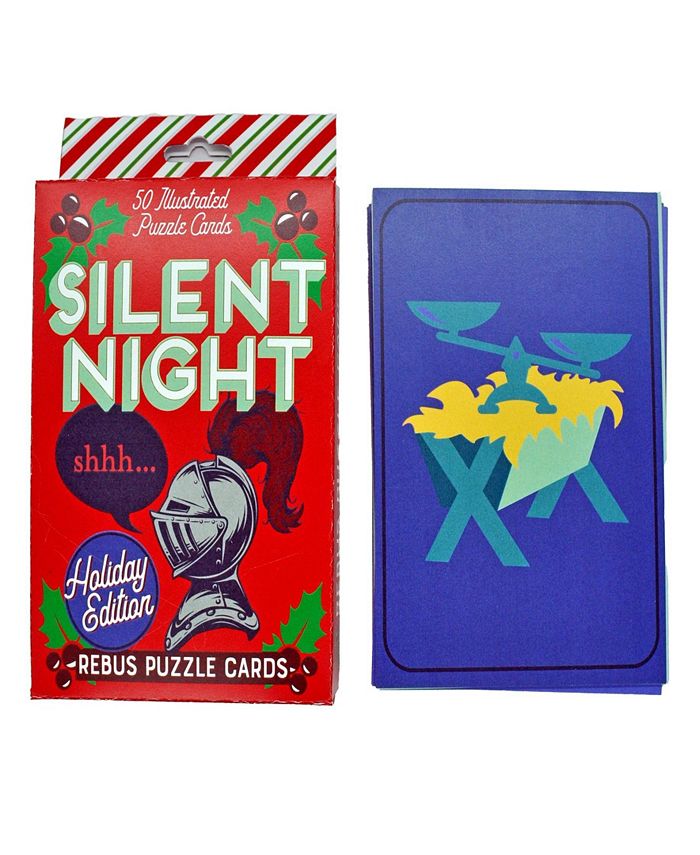 Project Genius Holly Jolly - Silent Night Rebus Puzzle Cards - Macy's