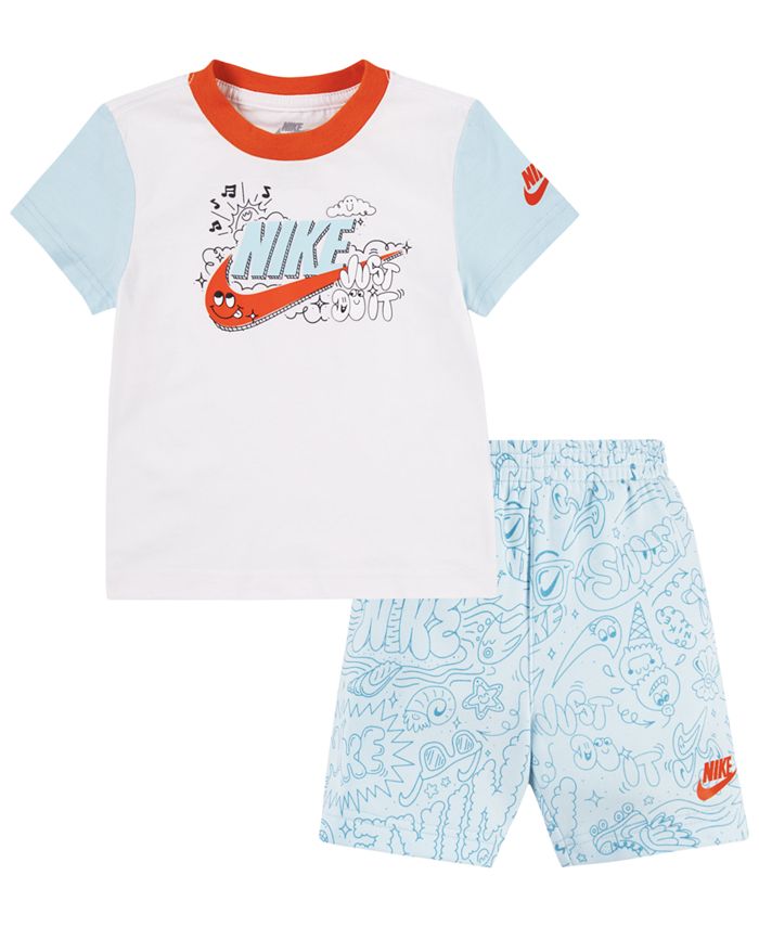 Nike Toddler Boys French Terry Short Set - Macy's