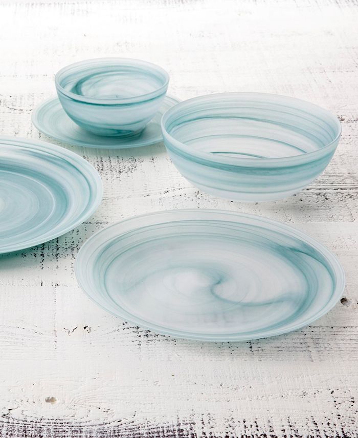 Fortessa La Jolla Glass Dinner Plates, Set of 4 - Macy's