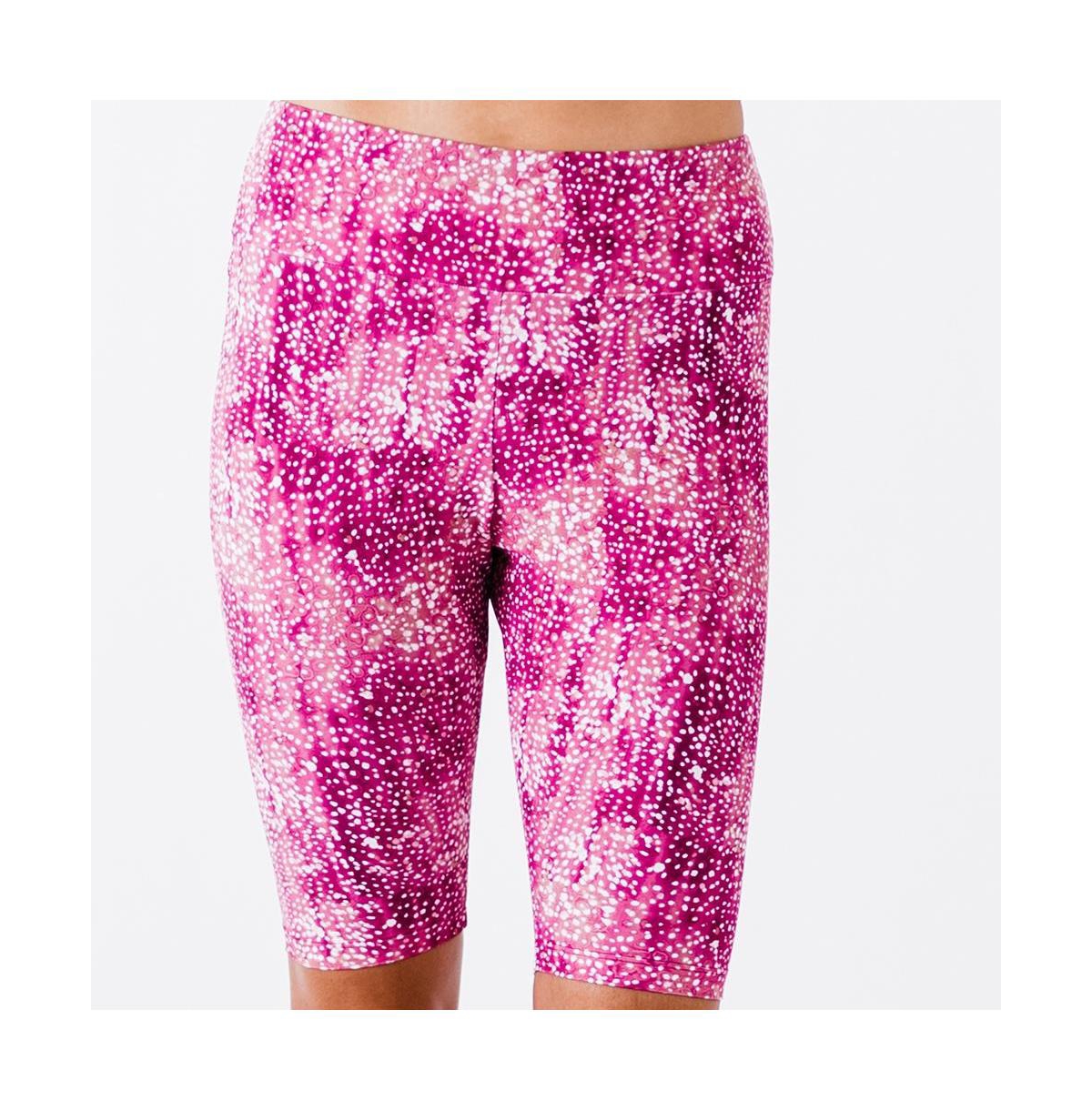 Click here for Calypsa Womens Long Bike Swim Shorts - Raspberry b... prices