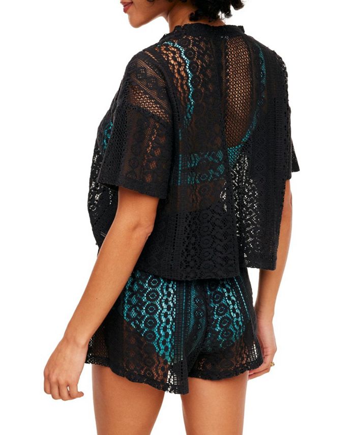 Adore Me Women's Nika Swimwear Two-piece Swim Cover-up Top - Macy's