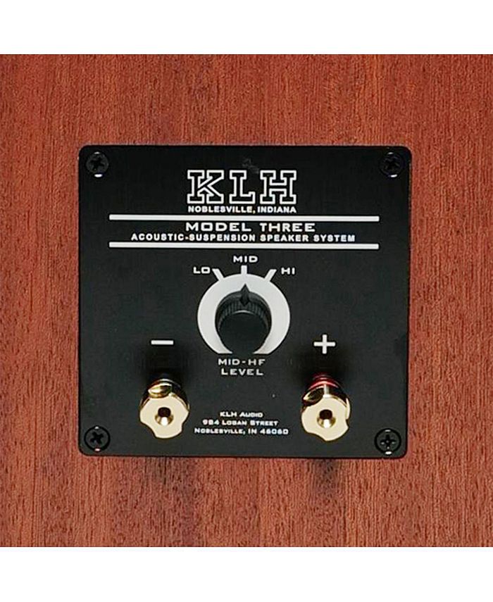 KLH Model Three 2-way 8-inch Acoustic Suspension Bookshelf Speaker - Each - Macy's