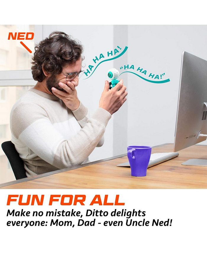 Force1 Ditto Mini Voice Changer Robot Toy for Kids - Blue - Macy's