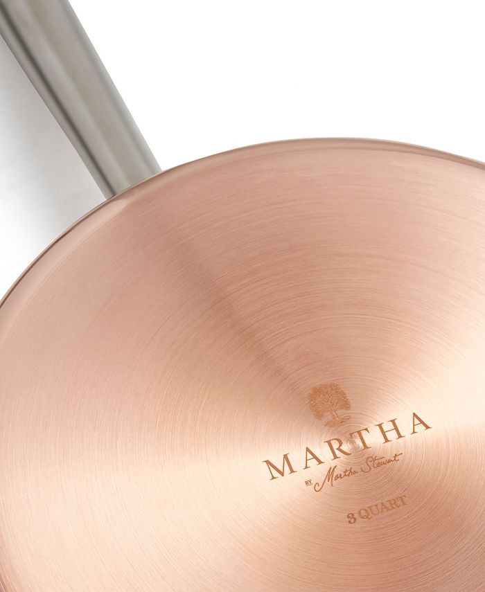 Martha Stewart Collection Martha by Martha Stewart Stainless Steel 3 QT ...