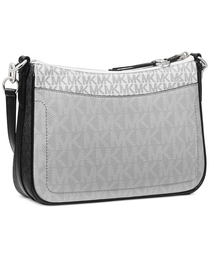 Michael Kors Jet Set Charm Logo Medium Top Zip Pochette Crossbody - Macy's