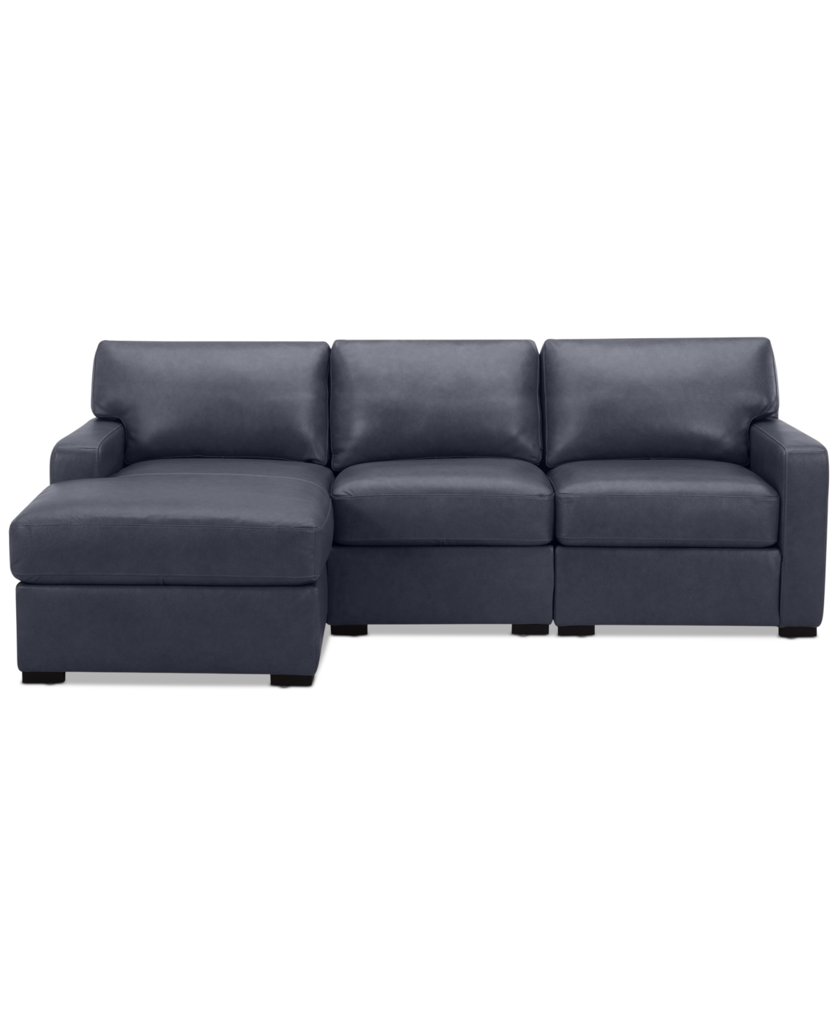 Click here for Radley 3-Pc. Leather Modular Chaise Sectional  Cre... prices