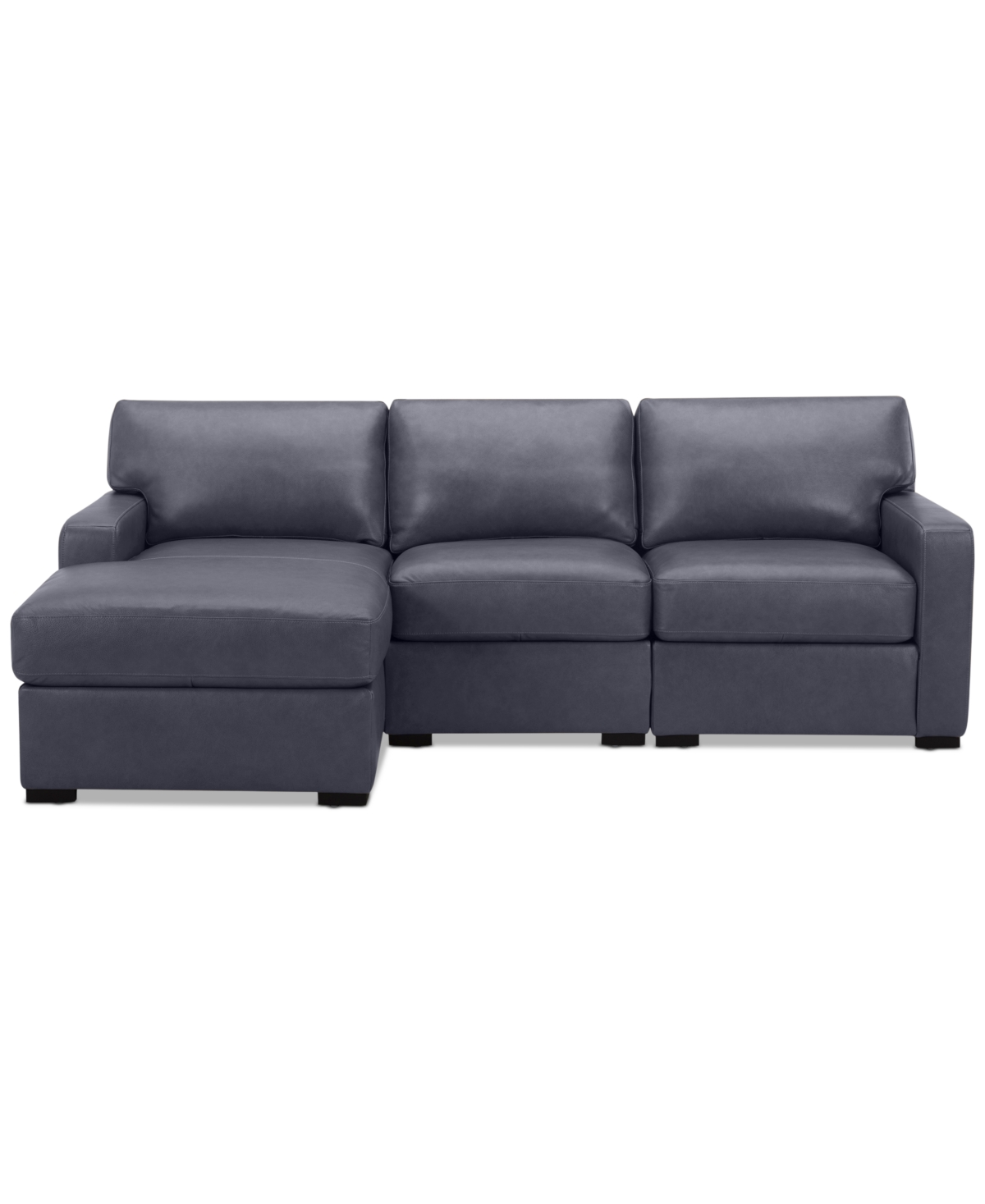 Click here for Radley 3-Pc. Leather Modular Chaise Sectional  Cre... prices