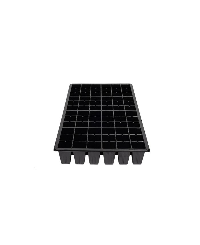 Sunpack 21 x 11in Extra Strength Square 72 Cell Insert Tray, Black - Macy's