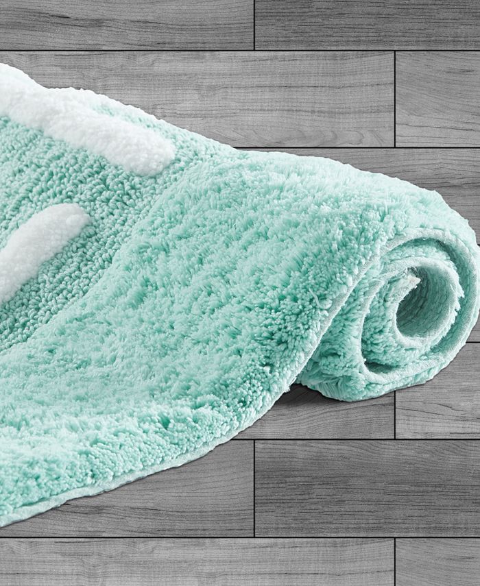 Jean Pierre Hers Cotton Bath Rug, 21" x 34" - Macy's