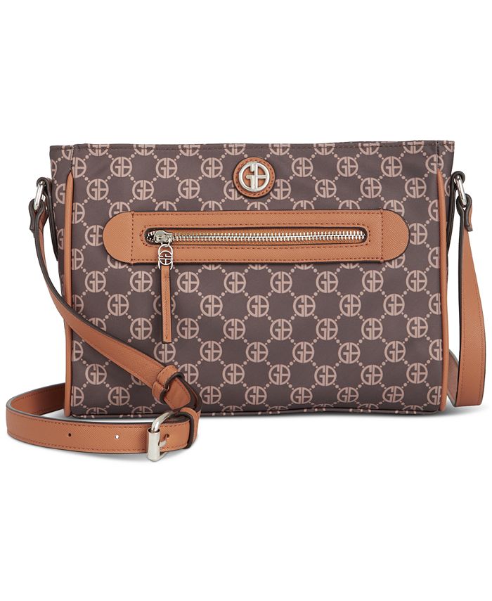 Giani Bernini Logo Nylon East West Crossbody, Created for Macy's - Macy's