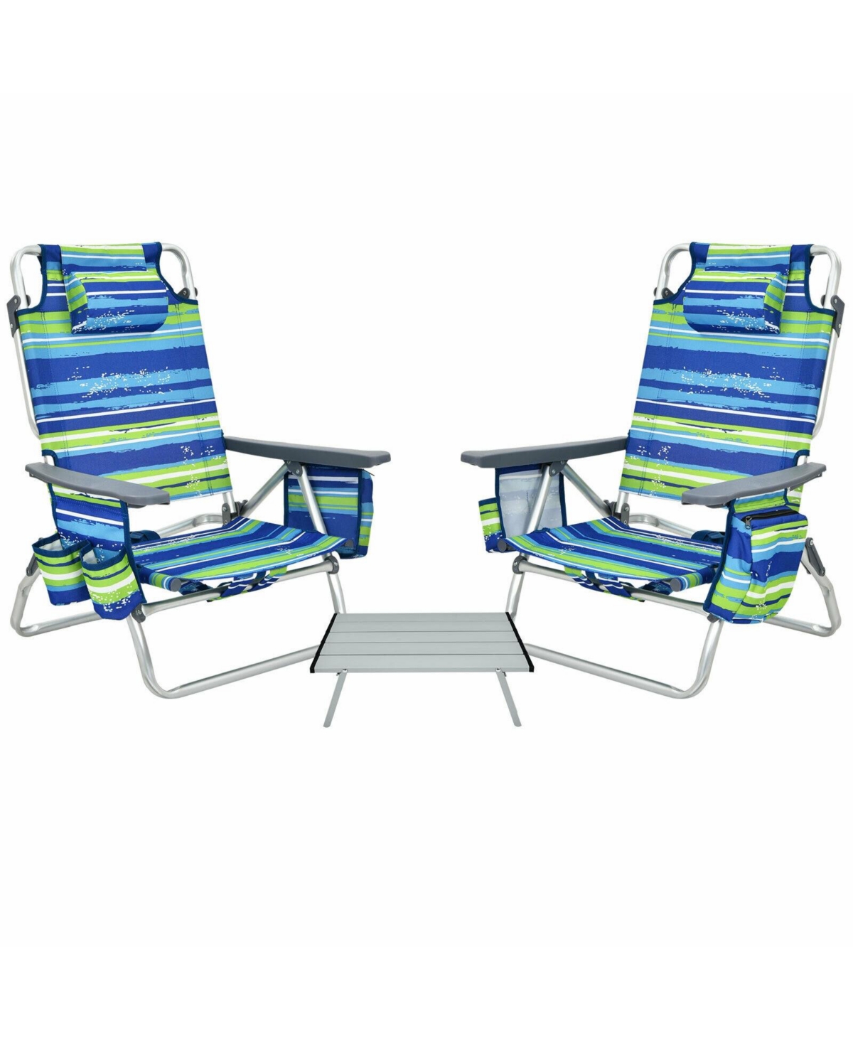 Click here for Vebreda 2 Packs 5-Position Outdoor Folding Backpac... prices