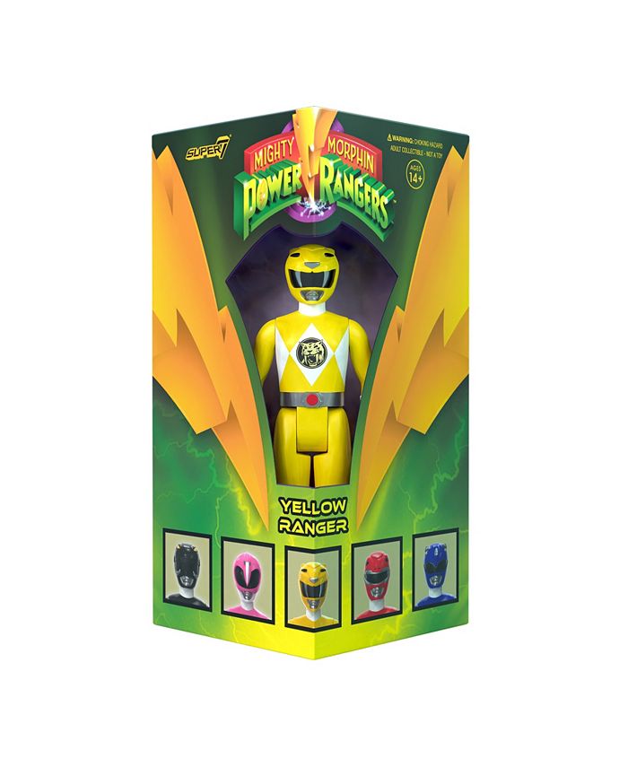 Super 7 Mighty Morphin Power Rangers Reaction SDCC 2023 - Yellow Ranger ...