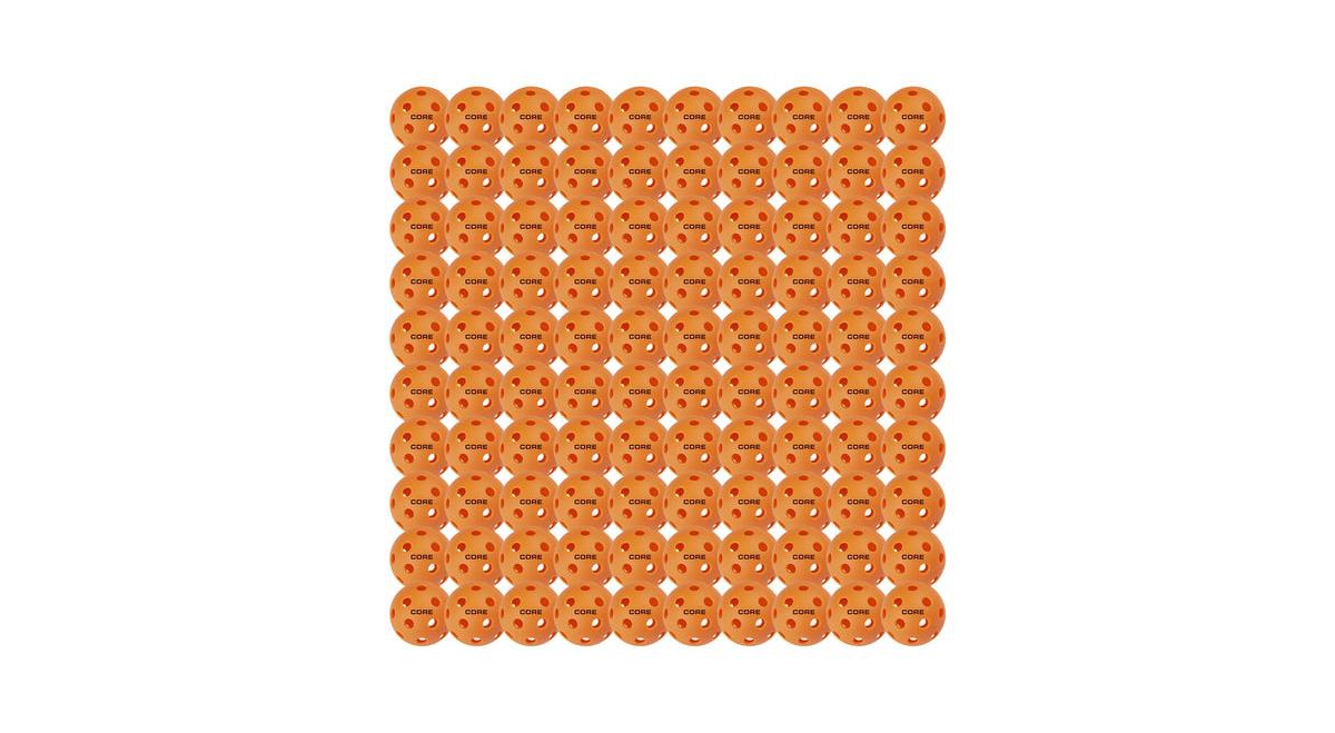 Click here for Core Pickleball Orange Indoor 26 Hole Pickleballs... prices