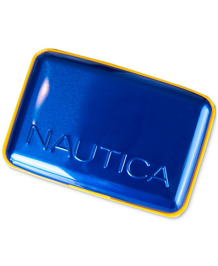 Nautica Men's Embossed-Logo RFID Aluminum Security Wallet - Macy's