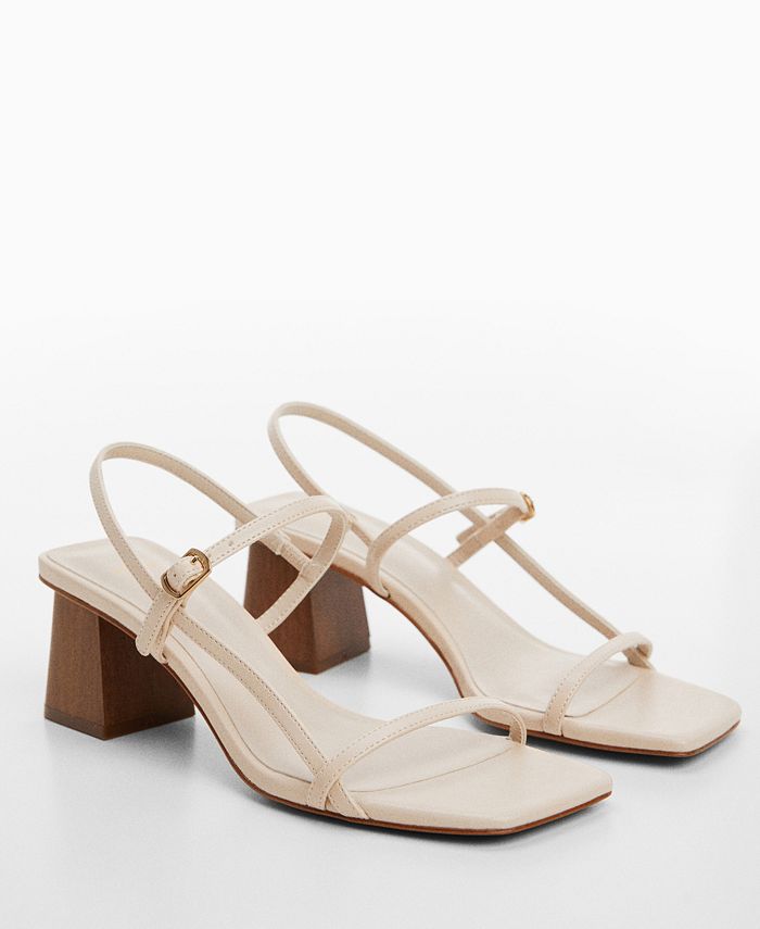 MANGO Women's Block-Heel Sandals - Macy's