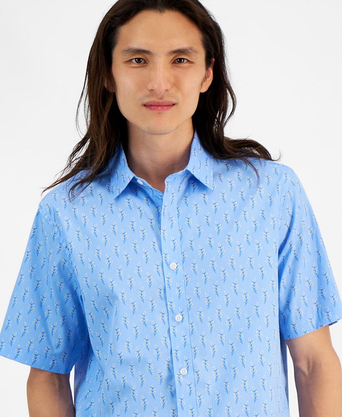 Club Room Mens Mar Foulard Refined Woven Shirt Created For Macys