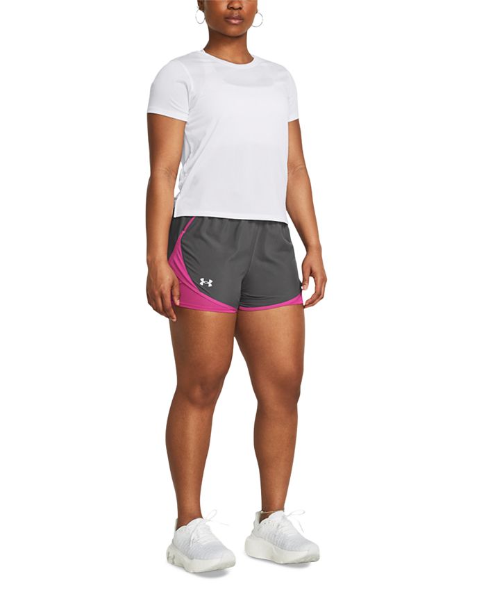Under Armour Women's Fly By 2-in-1 Layered Shorts - Macy's