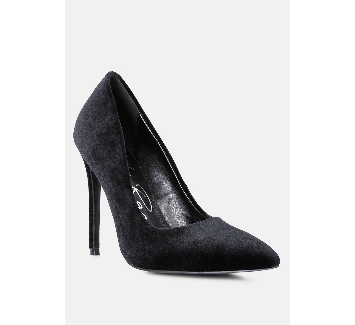 Click here for Janessa Velvet Stiletto Heel Pumps Women - Black prices