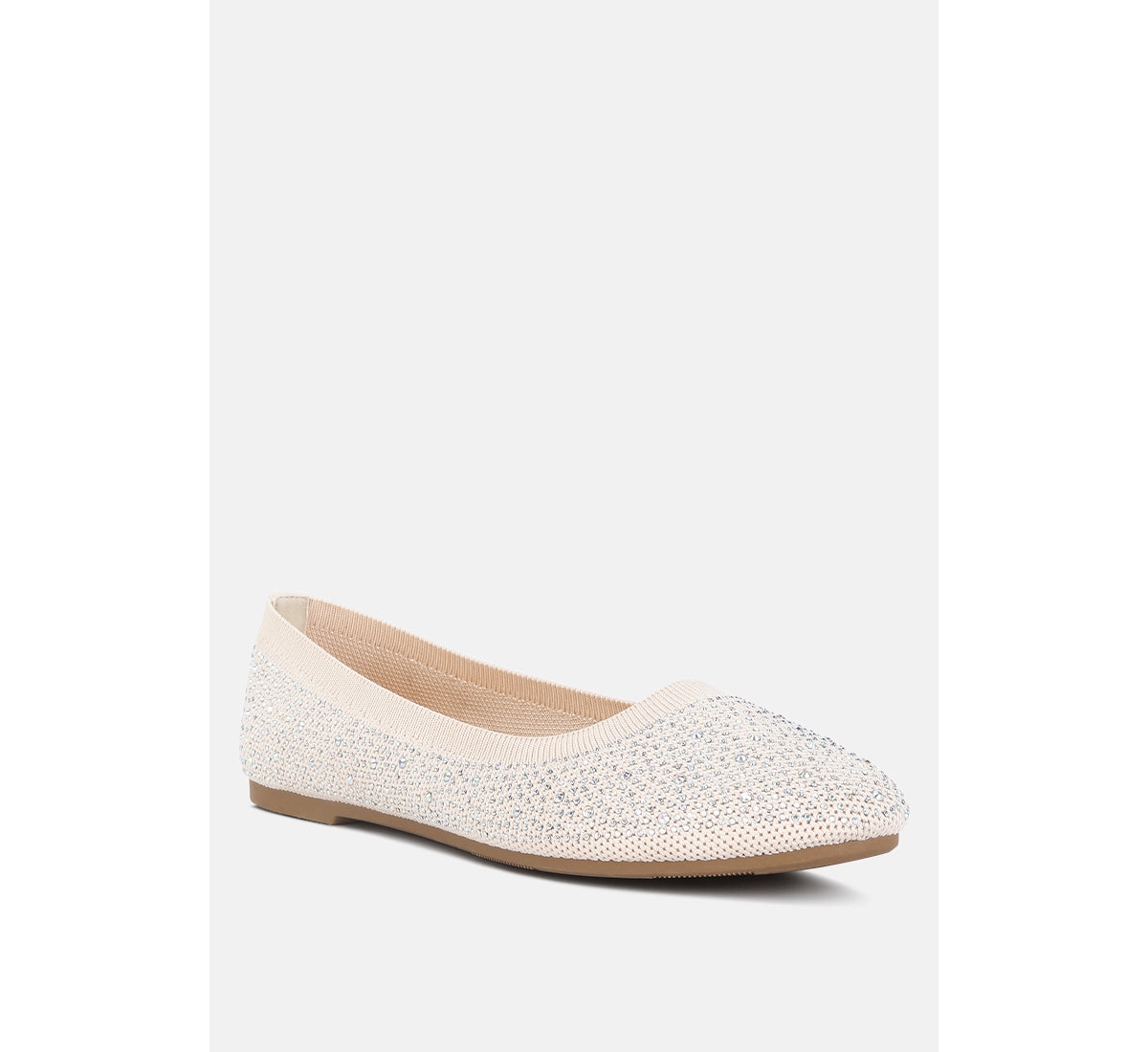 Click here for Splash rhinestones embellished ballet flats - Pink prices